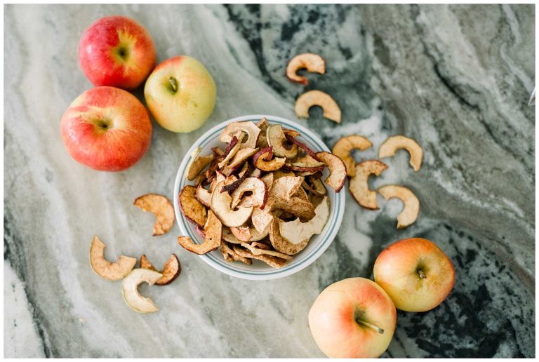 Secret Ingredient Apple Chips (Dehydrated Apples) - Real and Rustic