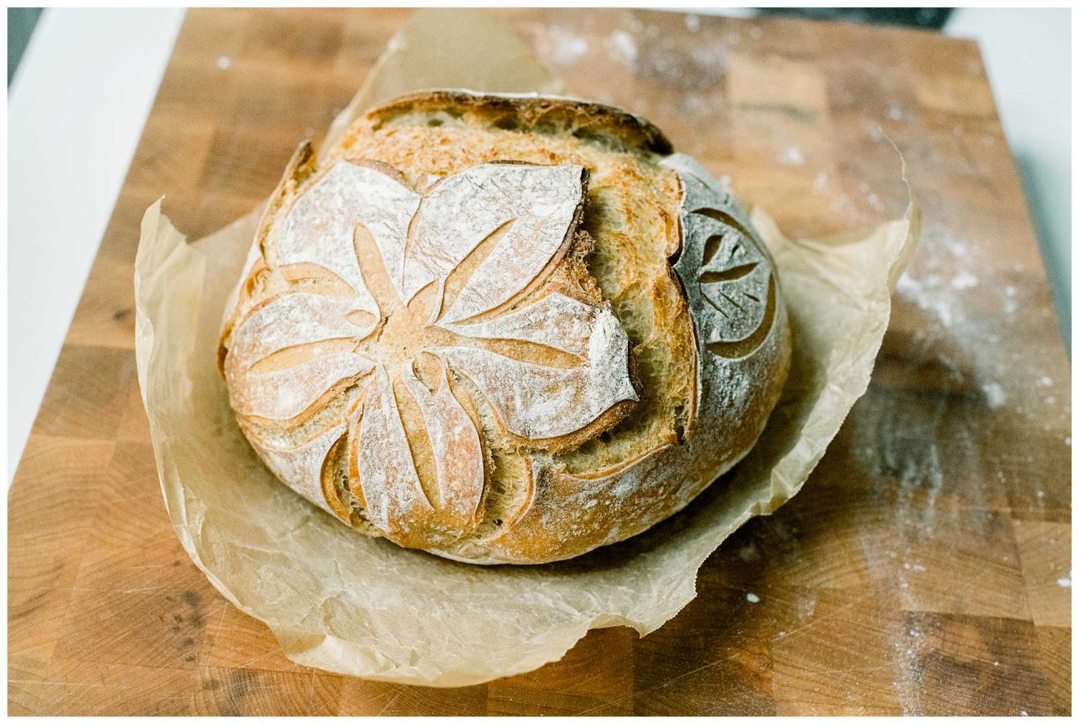 Christmas Sourdough Scoring Patterns - Real and Rustic