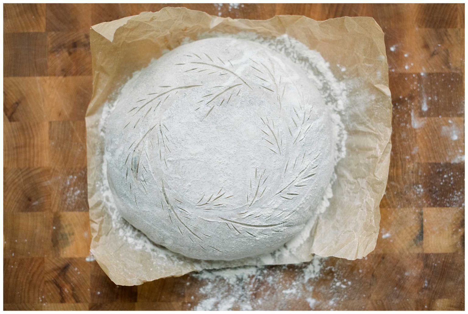 Christmas Sourdough Scoring Patterns - Real and Rustic