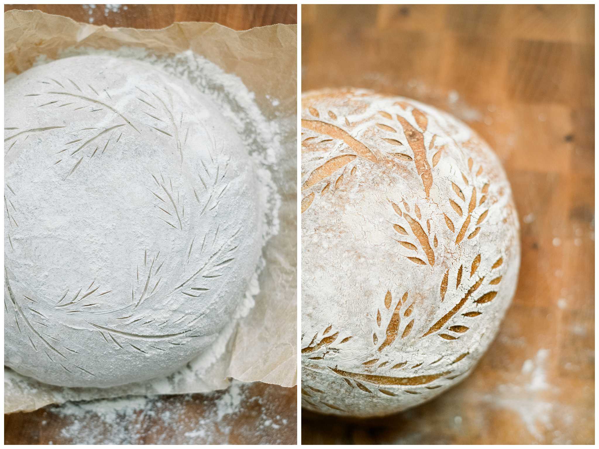 Christmas Sourdough Scoring Patterns - Real and Rustic