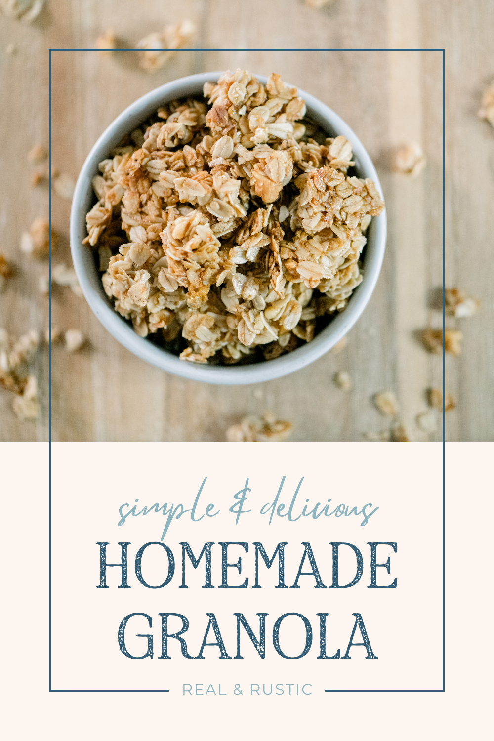 Simple Homemade Granola Using Oats(Flexible Base Recipe With Variations ...