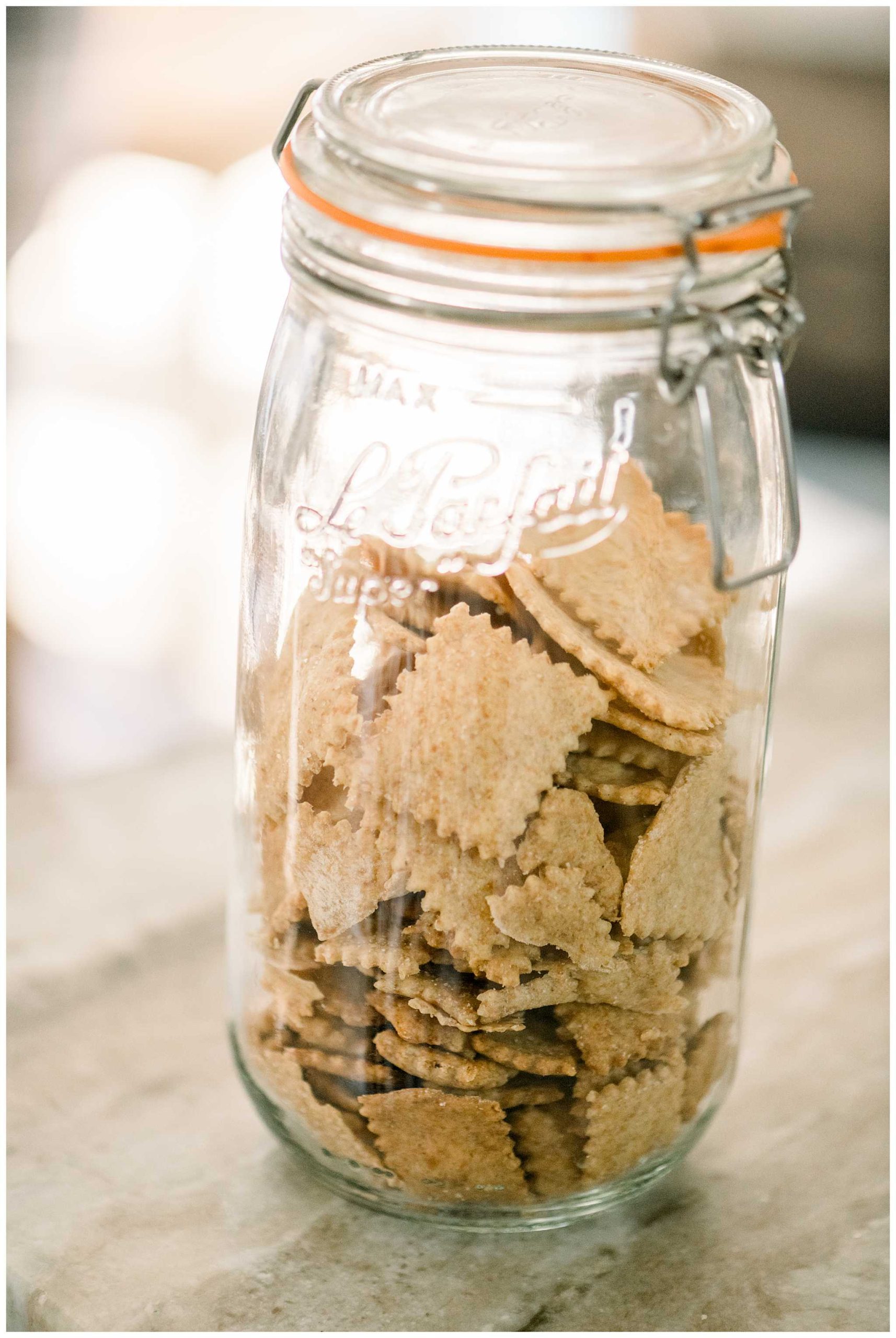 Long Fermented Sourdough Crackers - Real and Rustic