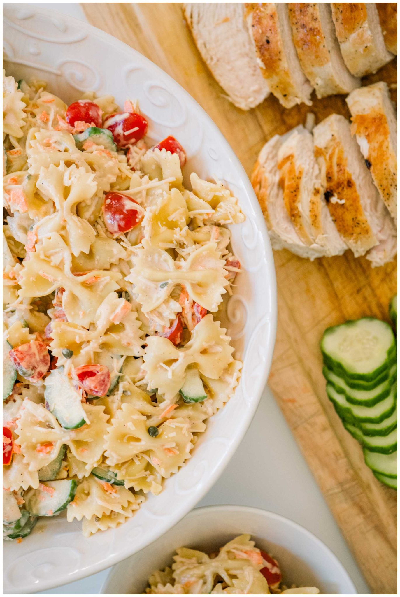 Caesar Pasta Salad - Real and Rustic